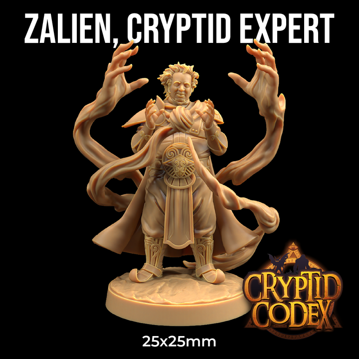 3D Printable Zalien, Cryptid Expert | PRESUPPORTED | Cryptid Codex by ...