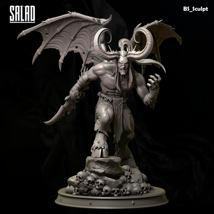 3D Printable Demon Hunter 75 mm by BS-Sculpt Bulat