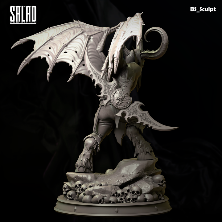 3D Printable Demon Hunter 75 mm by BS-Sculpt Bulat