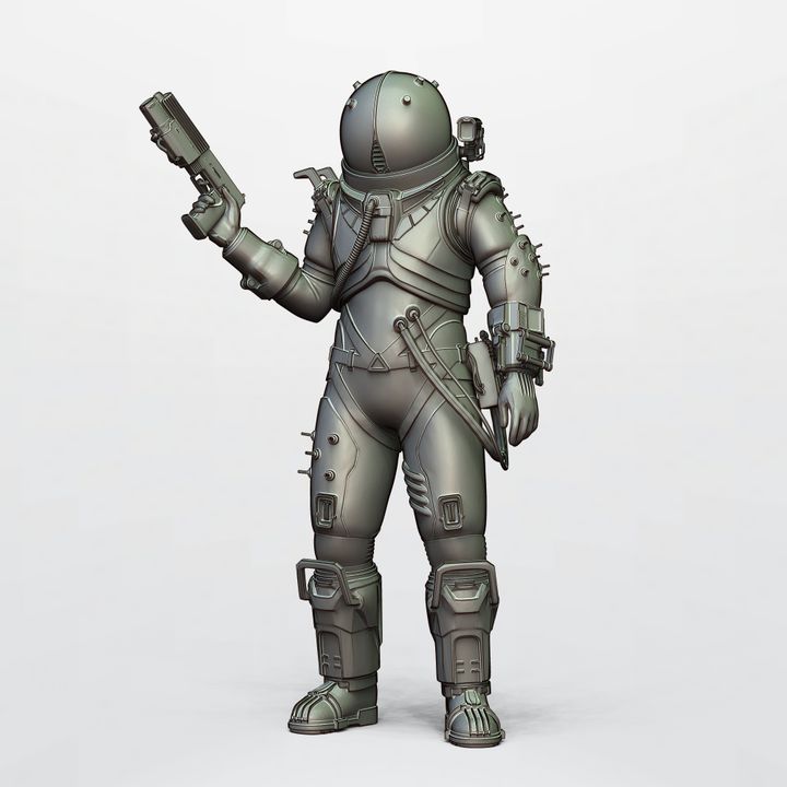 3D Printable SPACEMAN by GAMELIKE