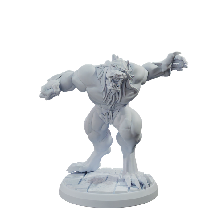 3D Printable Dwarf / Cane Corso Werewolf by NoirPrint