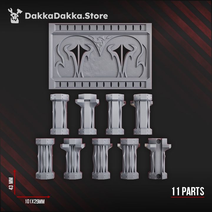 3D Printable Sinbound Temple (COMPLETE EDITION) by dakkadakka.store
