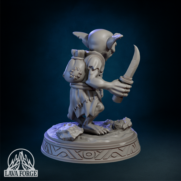 3D Printable Goblin Assassin by Lava Forge