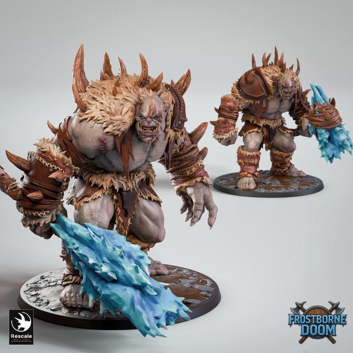 3D Printable Pack Blizzard Troll by Rescale Miniatures