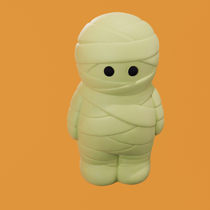 3D Printable Chibi Mummy (STL) by Bryam Flórez