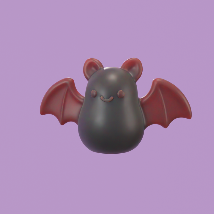 3D Printable Chibi Bat (STL) by Bryam Flórez