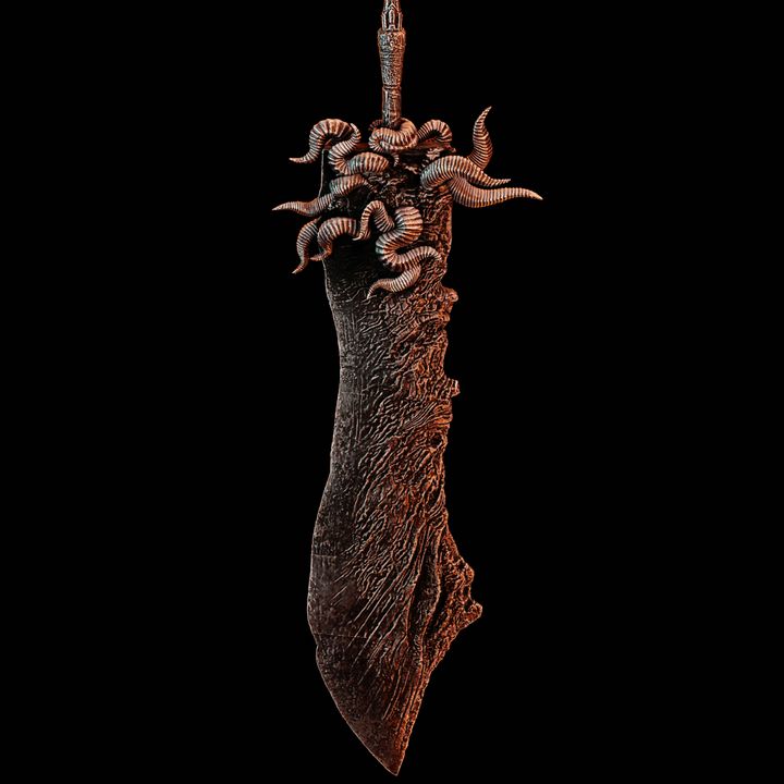 3D Printable DARK SOULS 3 RINGED KNIGHT PAIRED GREATSWORD life size ...