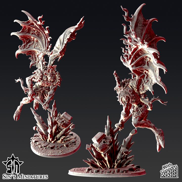 3D Printable Exalted War Greater Daemon of Insenate Rage by Sin's ...