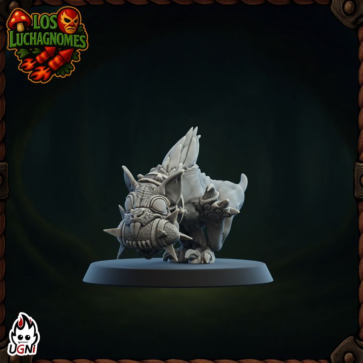 3D Printable Chupacabra #01 - Gnomes proxy (Luchadores Style) - UGNI ...