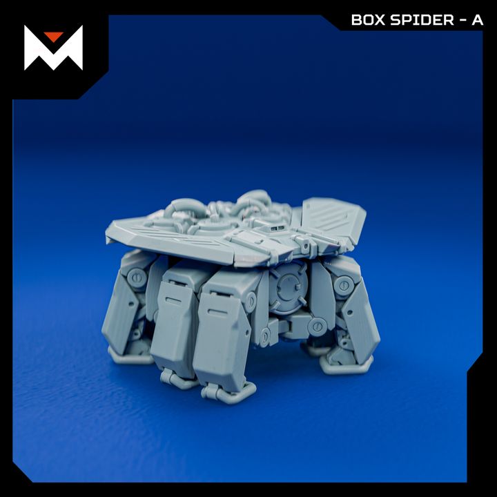 3D Printable Box spider-A by Mohammad hossein attaran