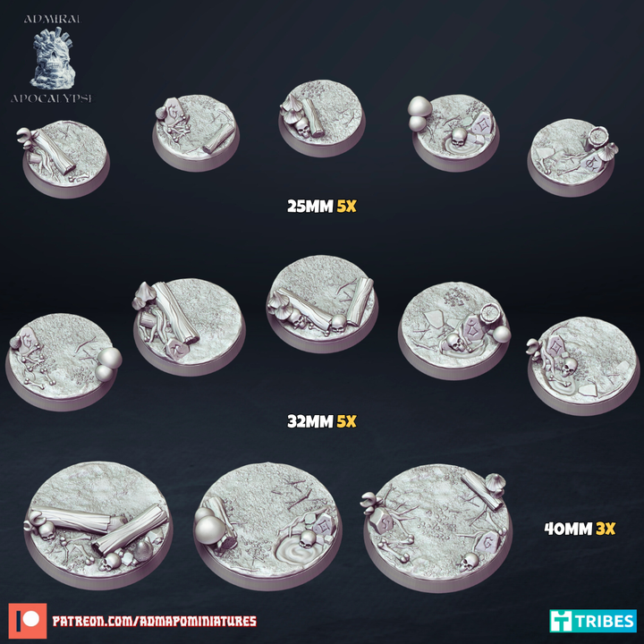 3D Printable Corrupted Forest Base and Topper Set (Pre-Supported ...