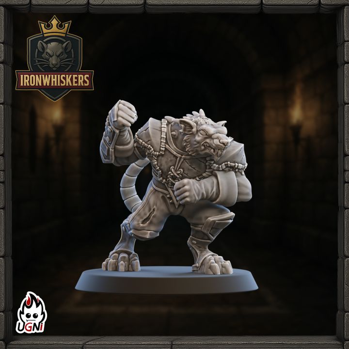 3D Printable Lineman #06 - Ratmen proxy (Classic Style) - UGNI ...