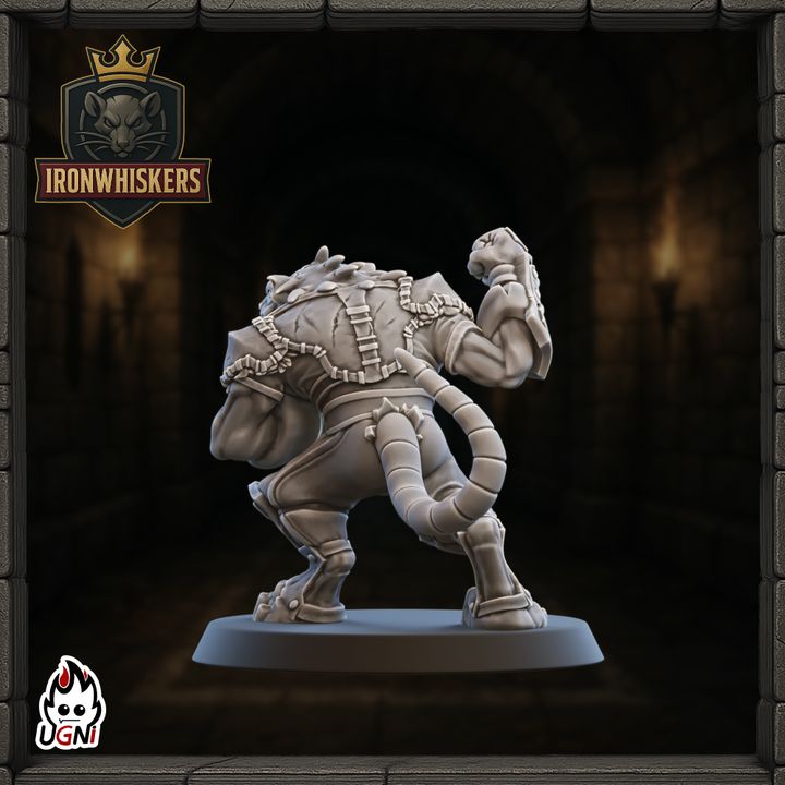 3D Printable Lineman #06 - Ratmen proxy (Classic Style) - UGNI ...