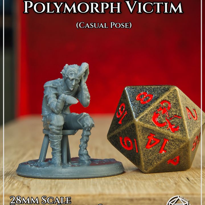 3D Printable Human Sheep Polymorph Victim (Casual) by M3DM