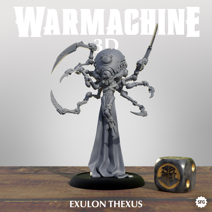 3D Printable Dark Operations Exulon Thexus by WARMACHINE 3D