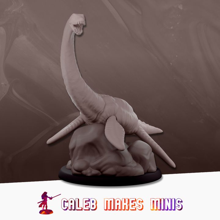 3D Printable Plesiosaurus [PRE-SUPPORTED] | Halloween Series (2025 ...