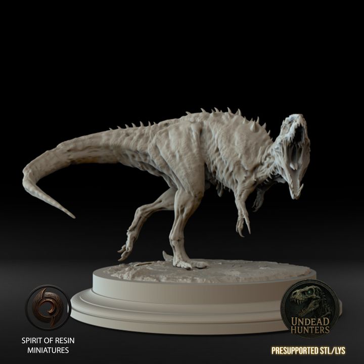3D Printable Undead Hunters - Dinosaurs by Spirit of Resin Miniatures