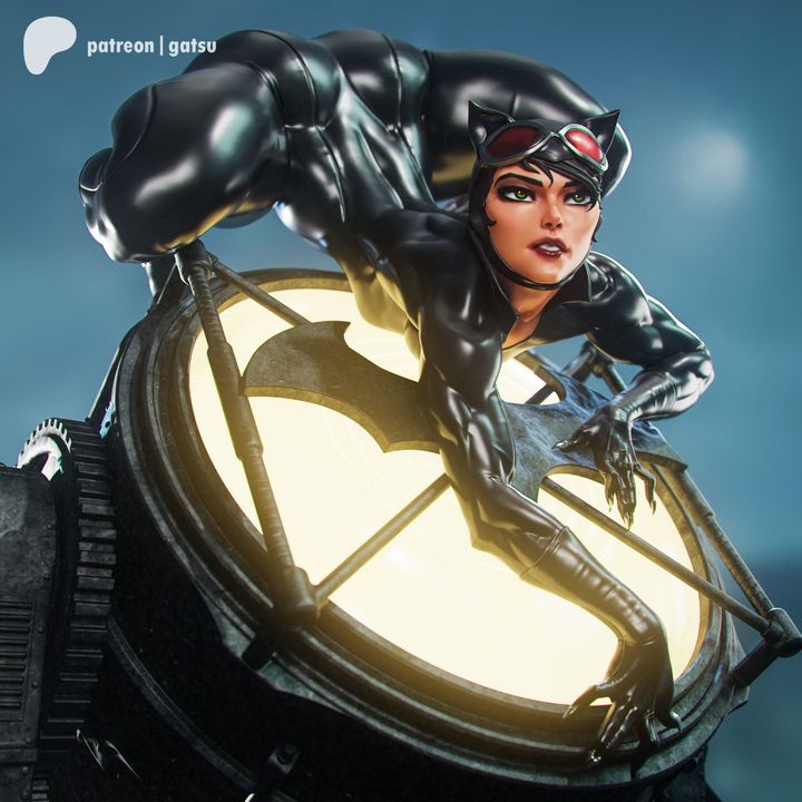 3D Printable Feline Woman by Gatsu Studios