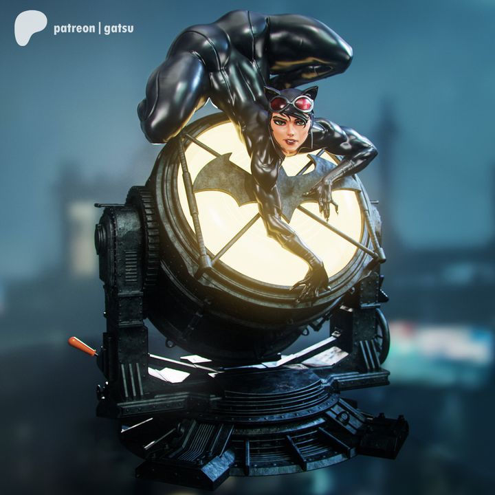 3D Printable Feline Woman by Gatsu Studios