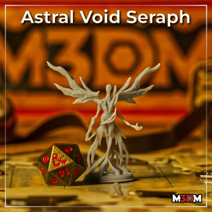 3D Printable Astral Void Seraph by M3DM