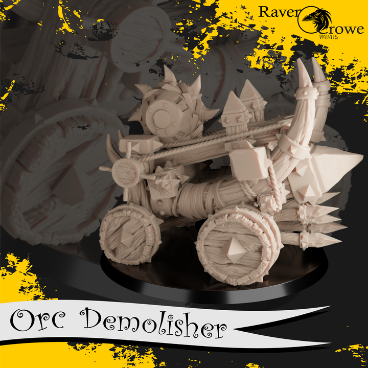3D Printable Orc Siege Camp Set by RavenCrowe Minis