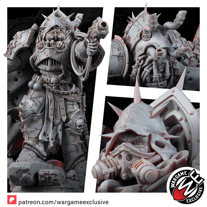 3D Printable CHAOS PRIME THE DEATH LORD by Wargame Exclusive