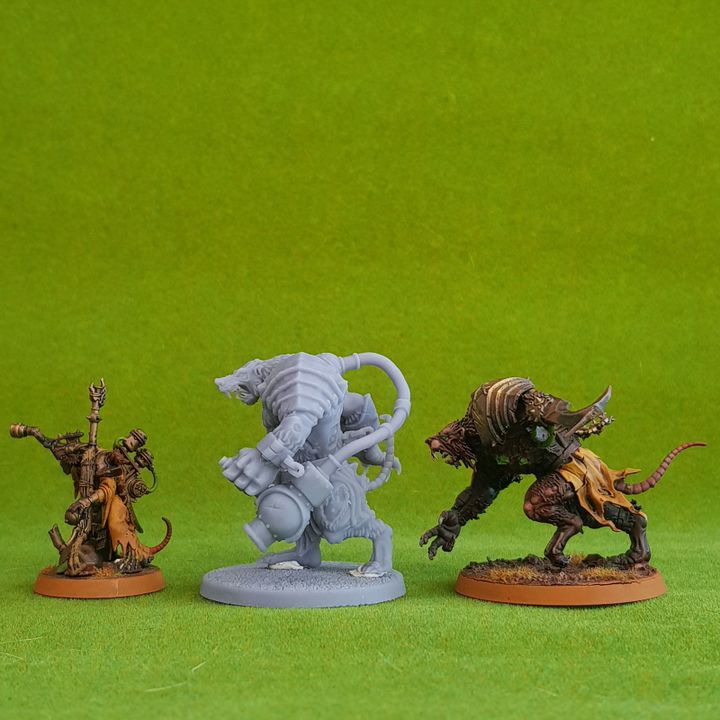 3D Printable Nightmare Rat Mutant by Brewedminis