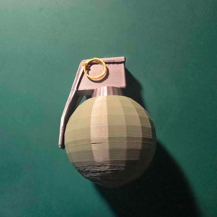 3D Printable Hand Grenade by Maria Więckowska