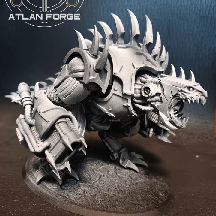 3D Printable Demon War Machine by Atlan Forge
