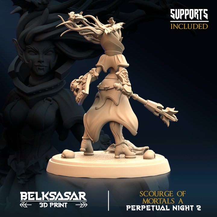 3D Printable Vampire Scourge of Mortals A Variant 2 by Belksasar