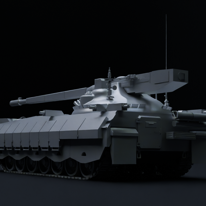 3D Printable Soviet Object 299 MBT by The Military Industrial Complex