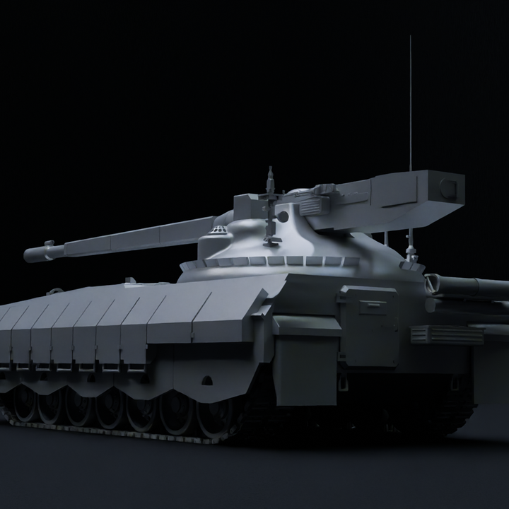 3D Printable Soviet Object 299 MBT by The Military Industrial Complex