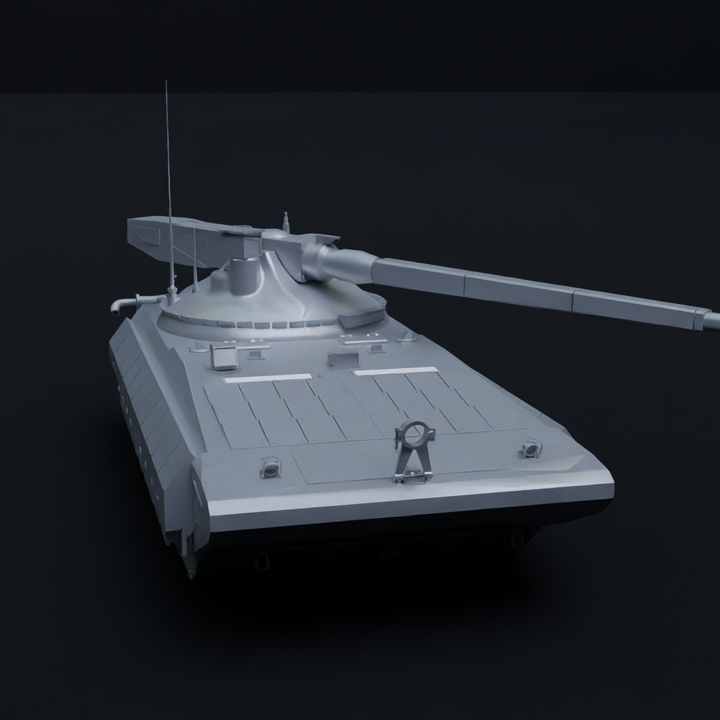 3D Printable Soviet Object 299 MBT by The Military Industrial Complex