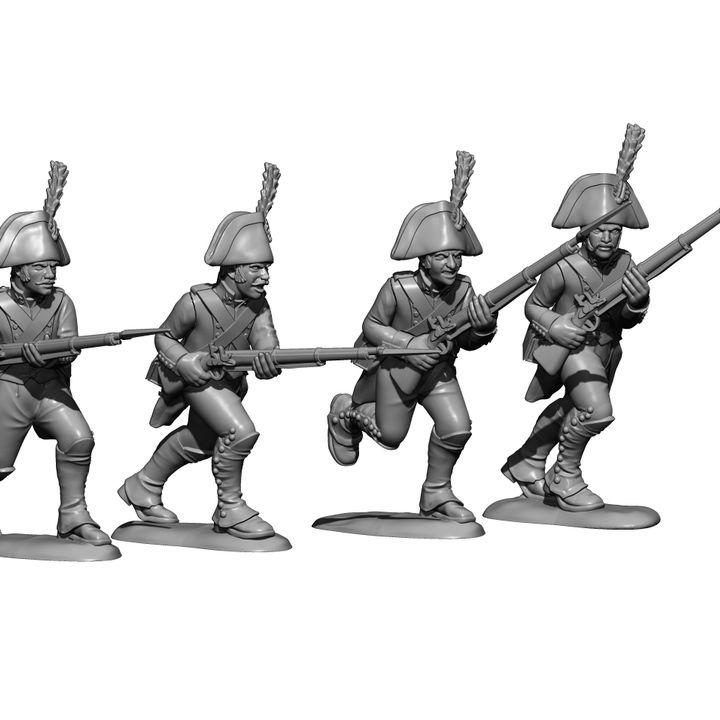 3D Printable 1808 spanish line infantry charging by Baraka Games and ...