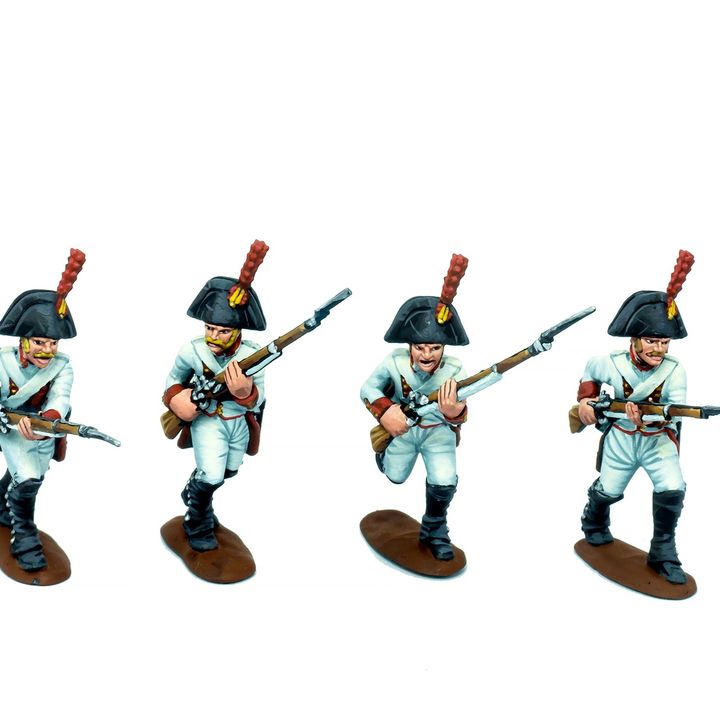 3D Printable 1808 spanish line infantry charging by Baraka Games and ...