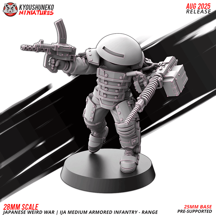 3D Printable IJA Medium Armored Infantry - Range | Japanese Weird War ...