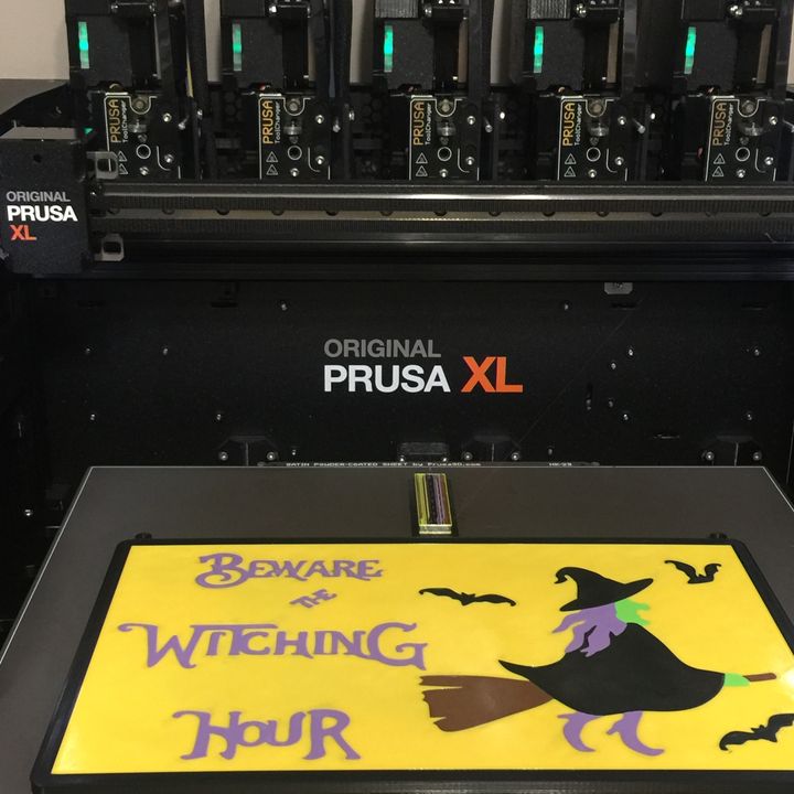 3D Printable Witching Hour Sign by Star Labs 3D, LLC