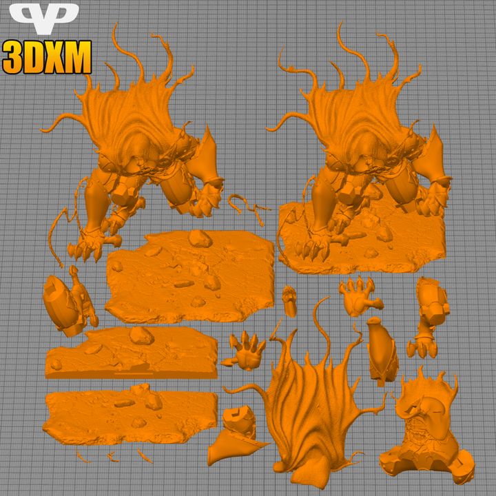 3D Printable Dr Doom Venomized STL for 3D Printing ChibiSTL 3DXM by ...