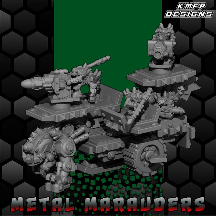 3D Printable Metal Marauders - Chomper War Sled by KMFP Designs