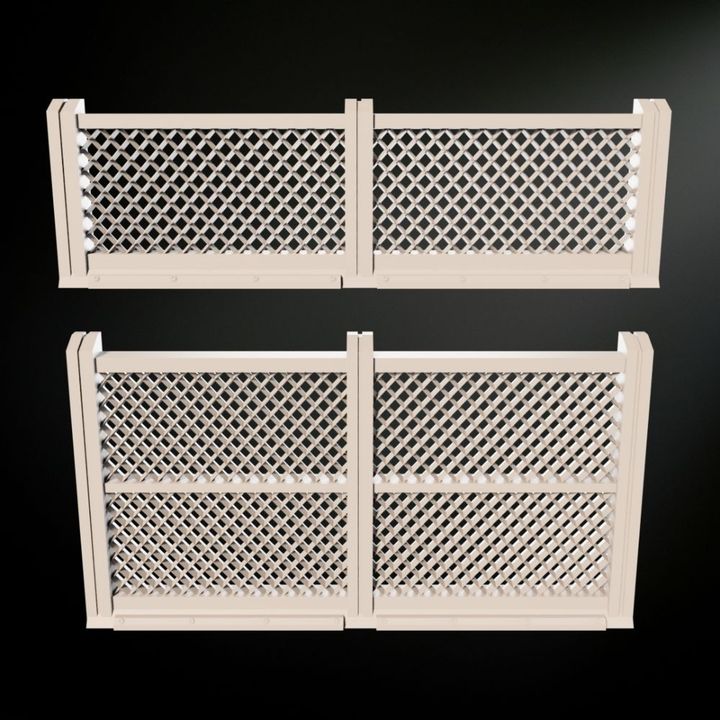 3D Printable Sci-Fi Artic - Perimeter Fences by WargamesCo