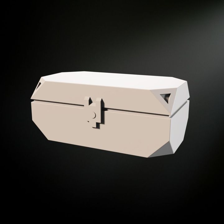 3D Printable Sci-Fi Artic - Lock Chest by WargamesCo