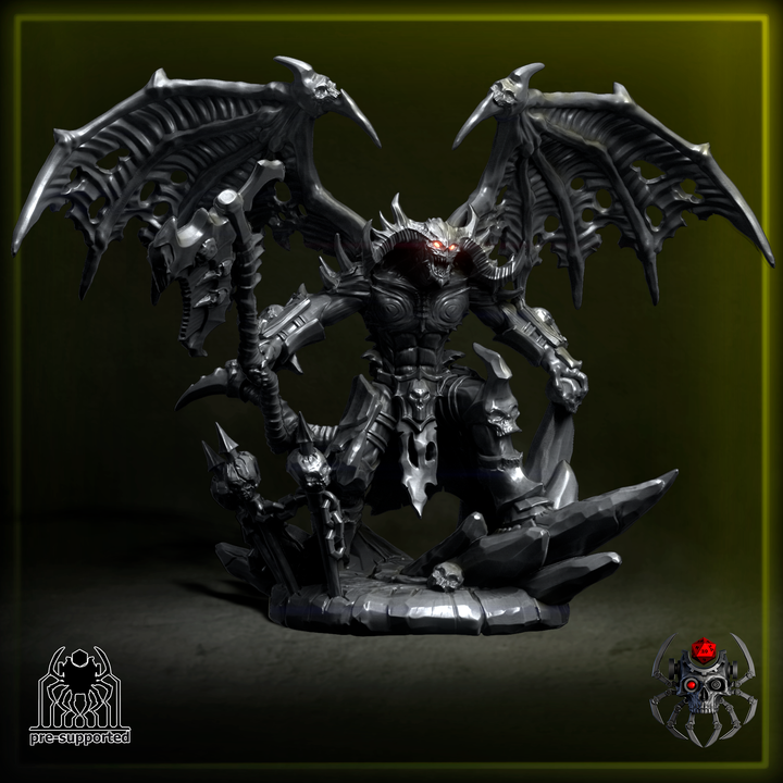 3D Printable Winged Scarlet Ripper by EightLegsMiniatures