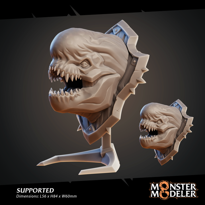 3D Printable Distortus_Rex Trophy by Monster Modeler