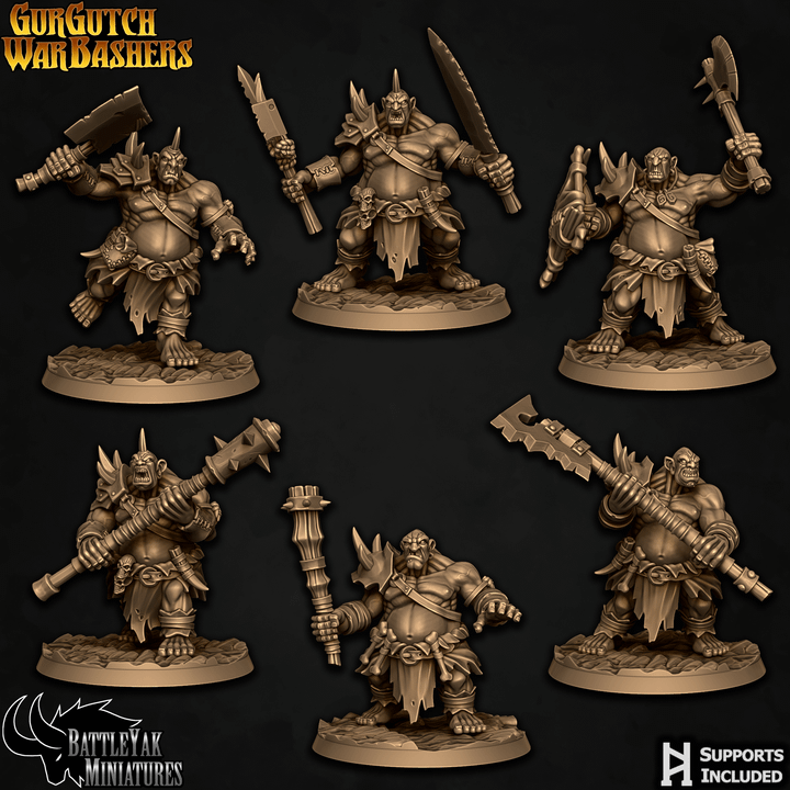 3D Printable Ogur Warbasher Pack by Battle Yak Miniatures