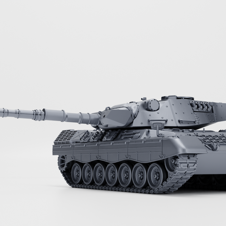3D Printable Leopard 1A1 and 1A2 (Germany, Cold war) (scale 1:56 and 1: ...