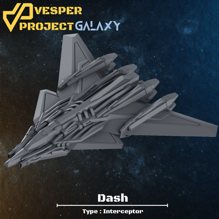 3D Printable Dash Spaceship by Vesper Project