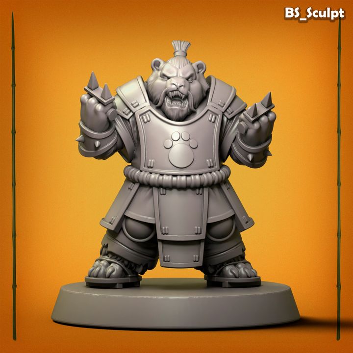 3D Printable Panda Starlayer 1 by BS-Sculpt Bulat