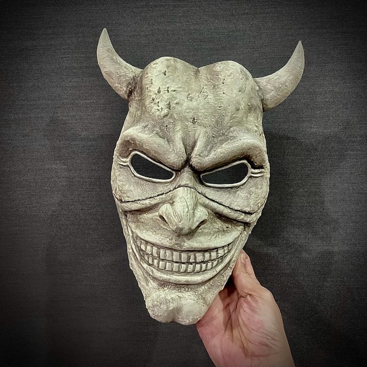 3D Printable Satan Devil Mask Halloween Cosplay by 3DpropsDesigns
