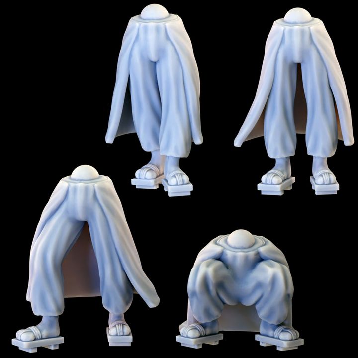 3D Printable Robe Legs - Modular Samurai by YourNeighborKnight Minis