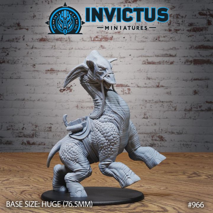 3D Printable Sandtreader Beast Angry / Alien Dune Creature / Sand Mount ...